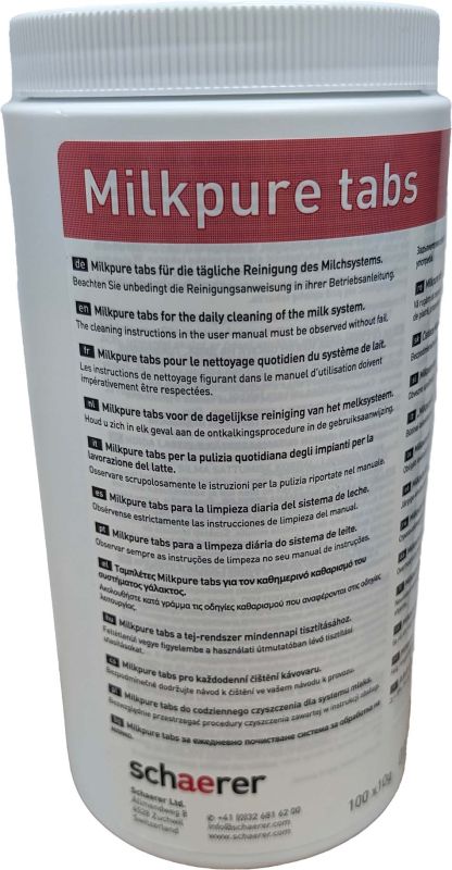 Schaerer Reinigungstabletten Milkpure 100 Stk | Caffe Limes